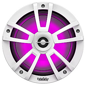Infinity Mobile Marine Performance Series 8" 2 way speaker with RGB lighting - White