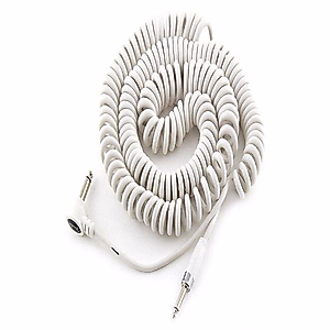 Fender Koilkord Instrument Cable, White (30 feet)