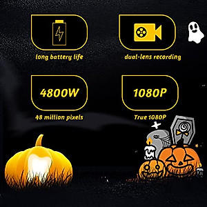 cdar Digital Camera for Kids,Children's Camera,Full 1080P Rechargeable Electronic Mini Camera for Students, Teens, Kids Black