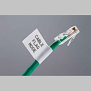 NEOUZA Compatible with Brother ptouch Label Tape Laminated Tze Tz FX231 Cartridge Label 12mmx8m TZeFx231 Flexible Cable Wire Black on White (5)