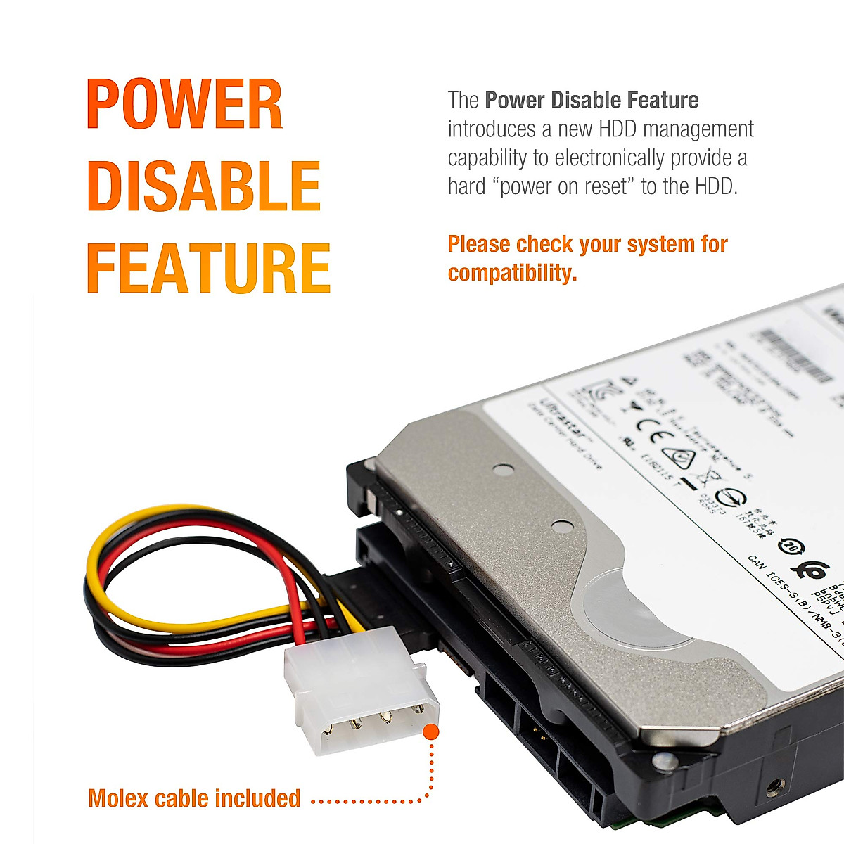 HGST Ultrastar He10 | HUH721010ALE600 | 0F27452 | 512e | 10TB SATA 6.0Gb/s 7200 RPM 256MB Cache 3.5-inch | Enterprise Hard Drive HDD (Renewed)