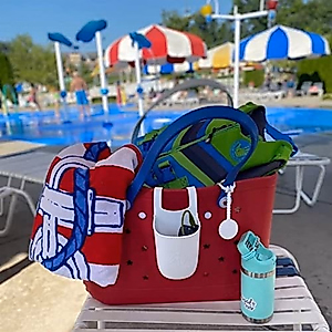 YNGCHNG Rubber Beach Bag With Swim Wet Bag,Waterproof Sandproof Washable Durable Open Tote Bag Travel Bag for Beach Outdoor (Black Leopard, Large)