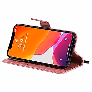 Fansipro Phone Cover Wallet Folio Case for Sony Xperia 1 III, Premium PU Leather Slim Fit Cover for Xperia 1 III, 2 Card Slots, Exactly fit, Pink