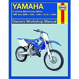 Yamaha 2-stroke Motocross Bikes (86 - 06) Haynes Repair Manual (Paperback)
