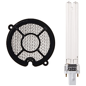 Guardian Technologies GermGuardian EV9LBL EV9LBL UV-C GENUINE Replacement Bulb and TiO2 Disc for UV-C Air Sanitizer, White