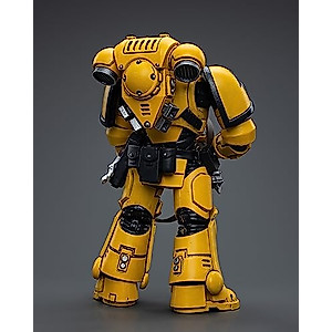 Pipigirl JoyToy 40K Space Marine Genuine License 1/18 Soldier, 4inch Models Space Marines Action Figures Kits (Imperial Fists Intercessors)