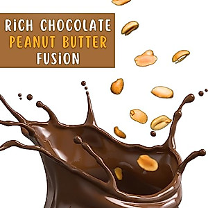 PB2 Powdered Chocolate Peanut Butter with Cocoa - 4g of Protein, 90% Less Fat, Certified Gluten Free, Only 50 Calories per Serving for Shakes, Smoothies, Low-Carb, Keto Diets…