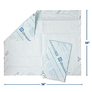 Medline Ultrasorbs Advanced Premium Disposable Underpads with SlipResist Technology, 30" x 36", 70 Count