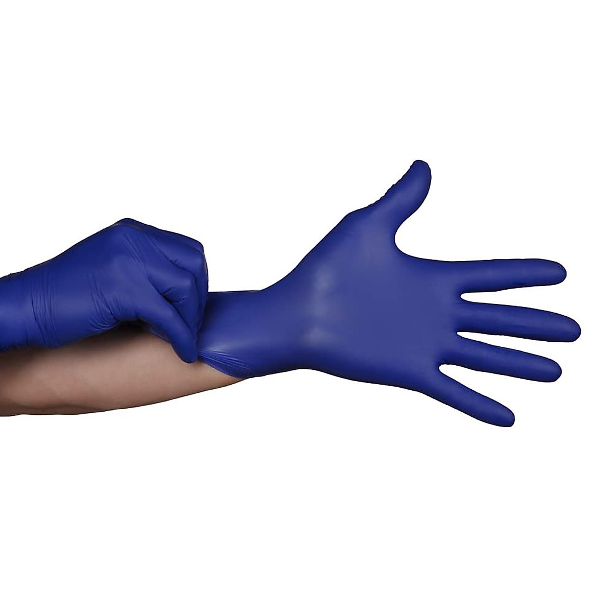 Nitrile Exam Medical Disposable Gloves, Chemo Rated, Powder Free, Latex Free, Non Sterile, 200 Count, 3 Mil, Dental, Food Safe, Light Duty, Textured Tips (Medium, 200)