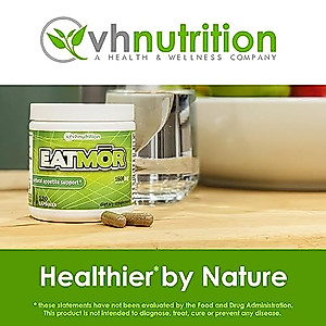 VH Nutrition Eatmor | Appetite Stimulant* Weight Gain Pills* for Men and Women | Formulated with Gentian, Ginger, Alfalfa | 120 Capsules