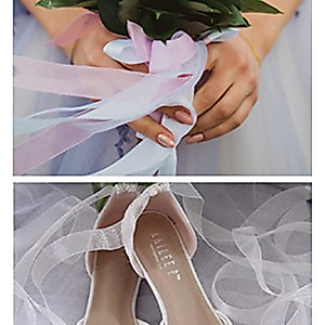 Gift Ribbon for Gifts Wrapping -50 Yards (150ft) Pink 1 inch Ribbons for Christmas Tree Wrap Wedding Party Decoration and Crafts, Ribbon of Anniversary Presents