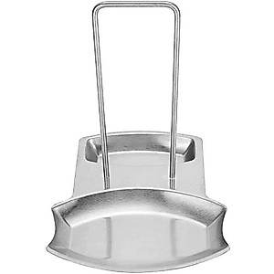 DRNKS Spoon Frame Stand Lid Organizer Lid Storage Rack 304 Stainless Steel Thick Pot Lid Stand for Home Kitchen Applicable to kitchen stove