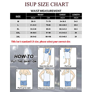 Mens Slimming Body Shaper Vest, Gynecomastia Compression Shirt Shapewear, Abs Abdomen Undershirts, Tummy Control Tank Top White