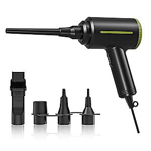 ATEngeus Compressed Air Duster, Multi-Use Electric Air Duster for Computer Keyboard Cleaning, Dust, Hairs, 2 Speed, 40000RPM Air Blower & Air Pump, Reusable Duster Replaces Compressed Air Cans…