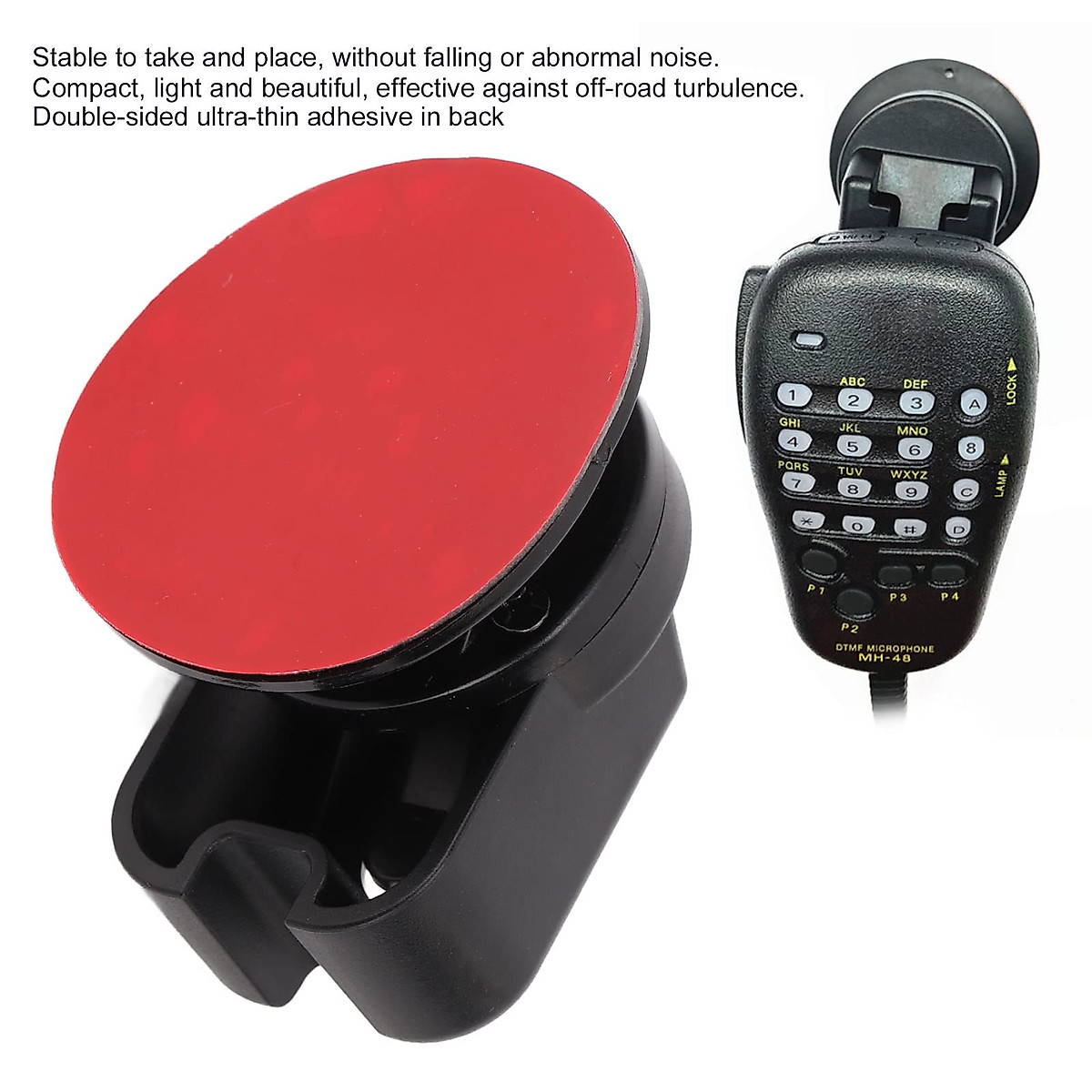 Yctze Radio Microphone Hanger Car Radio Microphone Holder Mic Clip Replacement for Yaesu FTM6000R 300DR 7900R 100DR D9000