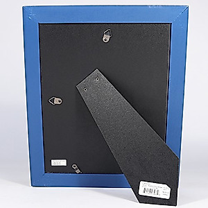 Lawrence Frames 8x10 Durham Weathered Navy Blue Wood Picture Frame