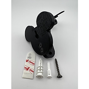 Ear Hat Wall Mount Display Compatible with Disney Ears, Black