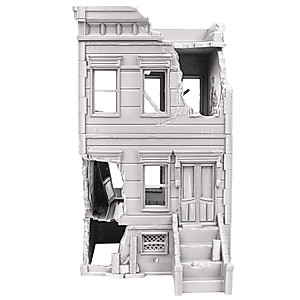 Ruined Three Floor House - Tabletop Terrain by Corvus Terrain compatible with MCP 32mm