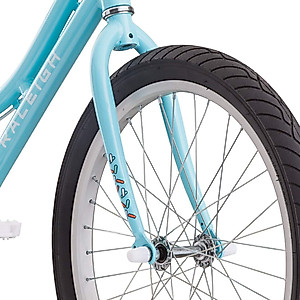 Raleigh Bikes Jazzi 20 Kids Cruiser Bike for Girls Youth 4-8 Years Old