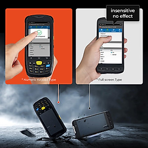 MUNBYN 2023 New Android Barcode Scanner, Android 10 Scanner, Zebra SE4710, QR, 2D Android Scanner, Numeric Keypad, WiFi, 4G, Android Barcode Scanner Pistol Grip for Warehouse Inventory