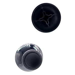 Deal4GO 2-Pack Black Thumbsticks Concave Analog Rubber Replacement for Xbox Series S|Xbox Series X Controller Thumb Grips