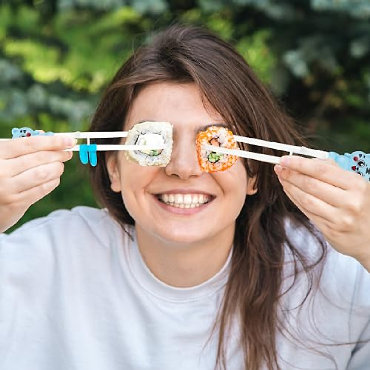 2 Pairs Training Chopsticks for Beginners, Learning Chopsticks Helper Cute Animal Training Chopsticks Practice Chopstick Trainer for Adults