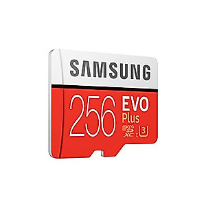 Samsung 256GB EVO Plus Class 10 UHS-I microSDXC U3 with Adapter (MB-MC256GA)
