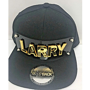 Personalized Custom Snapback Hat Six Panel Flat Bill Snap Back Hat Cap with Laser Cut Graffiti Letters, Custom Made to Order, Comfortable and Unique, Great Gift, an Exclusive Creation