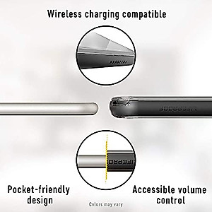 LifeProof NEXT SERIES Case for Galaxy S21 Ultra 5G (ONLY - DOES NOT FIT Non-Plus or Plus Sizes) - BLACK CRYSTAL (CLEAR/BLACK)