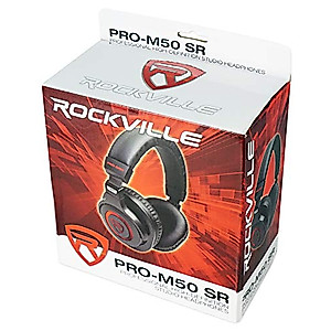 Studio Bundle w/4 Rockville PRO-M50 SR Headphones+4 Channel Headphone Amplifier