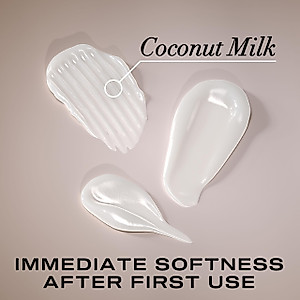 OGX Nourishing + Coconut Milk Conditioner, Hydrating & Restoring Conditioner Moisturizes for Soft Hair After the First Use, Parabens-Free, Sulfate-Free Surfactants, 13 fl. Oz