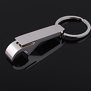 Honbay 2pcs Keychain Bottle Opener - bartender bottle opener - Zinc Alloy Bottle/Can Opener - Versatile & Durable - Premium Keyring Bottle Opener - Metal Pendant Animal Style Beer Keychain Opener