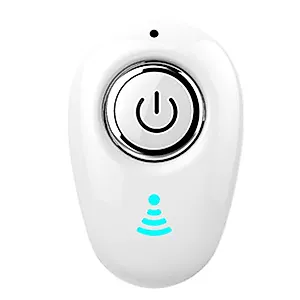 Gilroy Bluetooth Earbud, Single Wireless Earphone, Mini Bluetooth Headset Hands-Free Car Headphone, Bluetooth Earpiece for Smart Phones PC TV Audiobook White