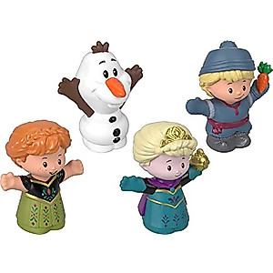 Fisher-Price Disney Princess Gift Set by Little People, 6 Character Figures for Toddlers and Preschool Kids Ages 18 Months to 5 Years [Amazon Exclusive] & Disney Frozen Elsa & Friends by Little People