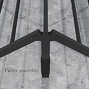 Lamhorm 18" and 14" Twin Bed Frames, Heavy Duty Metal Platform Bed Frame, No Box Spring Needed