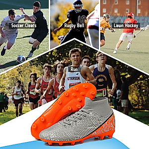 Soccer Cleats Mens Women Football Cleats Soccer Shoes Tacos De Futbol para Hombre Football Training Futsal Shoes Zapatos De Soccer para Hombres Professional Football Training Boots AG FG