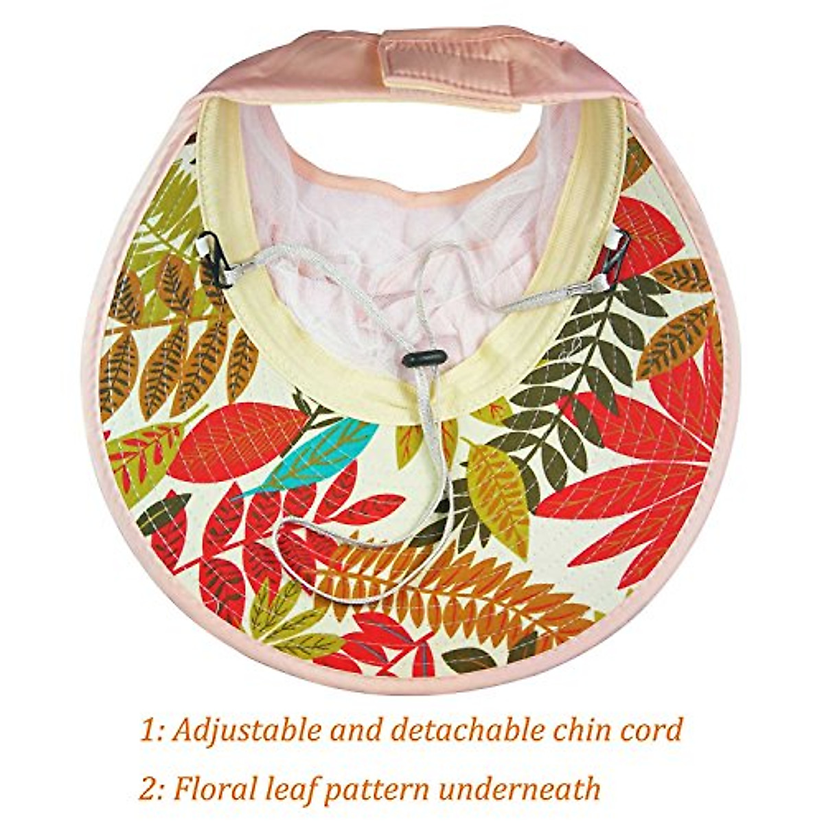 HINDAWI Sun Hats for Women Wide Brim Sun Hat UV Protection Visor Floppy Summer Packable Caps Light Pink