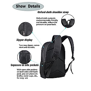 Ndw Unisex Anime Backpack 3d Printing Cosplay Casual Daypacks Novelty Double Shoulder Bag Travel Bag 7-One Size