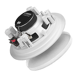 OSD Audio ICE600WRS 6.5" in-Ceiling/in-Wall 300W Water-Resistant Outdoor Speaker Set of 4 Speakers