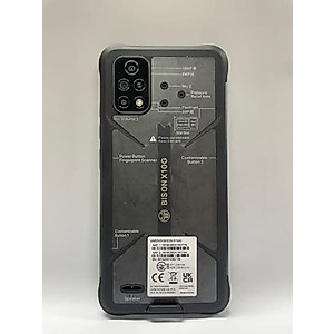 UMIDIGI Bison X10G Rugged Smartphone, NO NFC, T-Mobile, 4+32G, Rugged Cell Phone Unlocked, IP68/IP69K Waterproof, Android 11, 6.53" FHD Screen, 6150mAh Battery, 4G Dual SIM