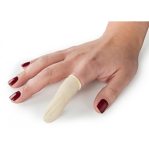 Grafco Latex Finger Cots, Large, 3908 L, 144 Count (Pack of 1)