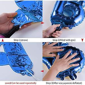 Here for the sex gold Mylar Foil Balloons Banner Sign，Pregnancy Announcement, Birthday and Bridal Shower Photo Backgroud Props decors - Pink and Blue