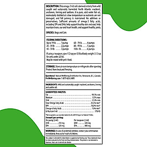 Pet Wellbeing Omega-3 Daily EFA Fish Oil for Dogs & Cats - Healthy Skin, Coat, Mobility, Joints, Heart Health - EPA, DHA - 8 fl oz (236 ml)