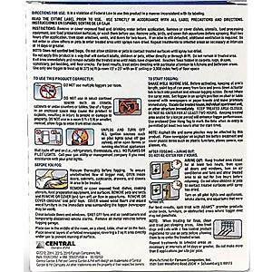 Adams Flea & Tick Indoor Fogger | 2 x 3 oz Cans | Kills Fleas, Flea Eggs, Ants, Flies, Cockroaches, Mosquitoes, Spiders, Silverfish| Each Fogger Treats Up to 375 Square Feet | 6 oz Total