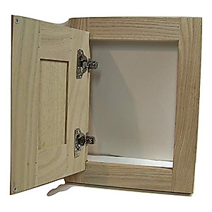 12x12 Laundry Clothes Chute Door - Oak Framed Shaker Unfinished Spring Loaded by Fast-Shipped-Filters