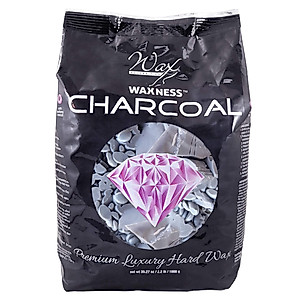 Waxness Wax Necessities Polymer Blend Luxury Hard Wax Charcoal 2.2 Pound