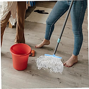 KOMBIUDA Replaceable Mop Head Cleaning Mop Head Mop Refill Vintage Mop Water Absorption Mop Commercial Mop Heads Mop Head Refill Mop Replacement Parts Industrial Mop Heads Mop Pads Plastic