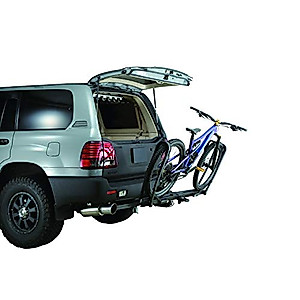 INNO INH110 Tire Hold Hitch Mount (1.25"/2") Platform Rack (1) Bike (E-Bike, Fat Tire, Full Suspension, Carbon Compatible)