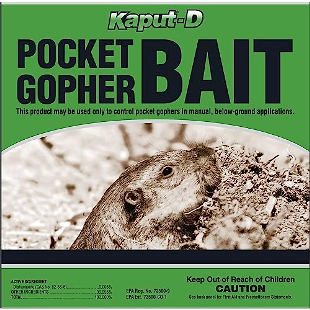 KAPUT-D Pocket Gopher Bait - 5 lb Bucket — 🛍️ The Retail Market