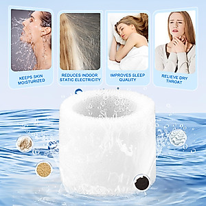 TOMOON Top Fill Humidifier Replacement Filters (20-Pack) Compatible with LEV-OIT Classic160, Dual150, Dual200S, Classic300(S), LV600S, OasisMist 450S, Superior 6000S Series Humidifiers